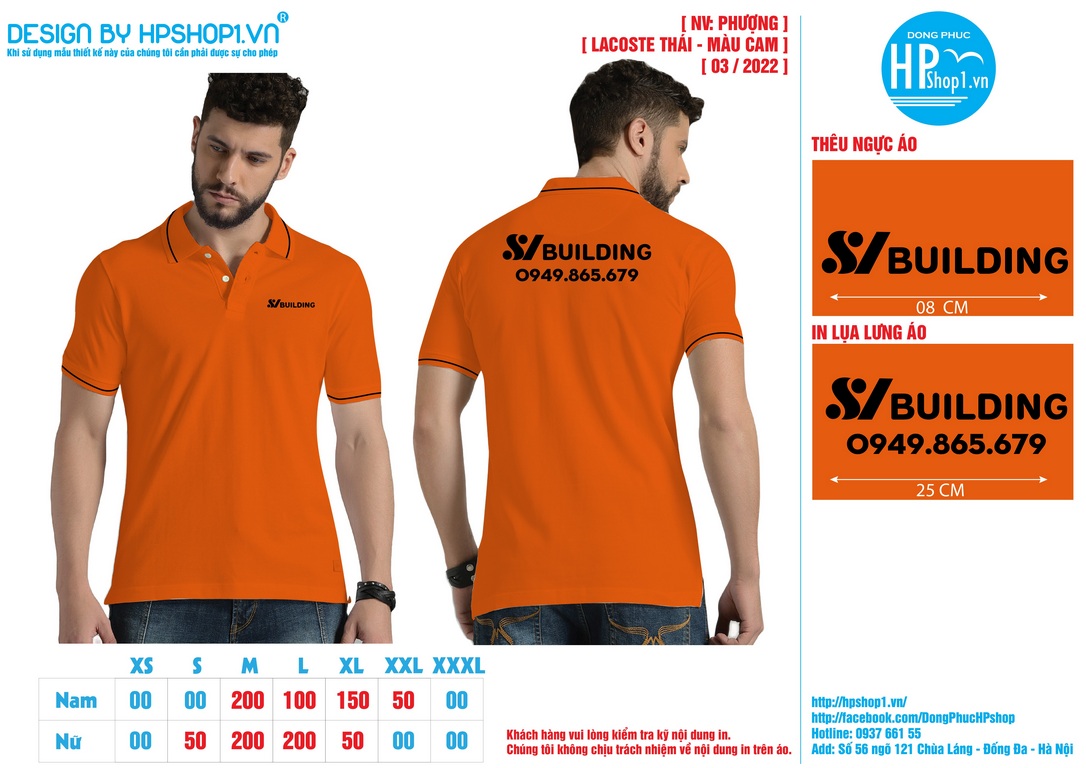 Đồng phục công ty SV Building